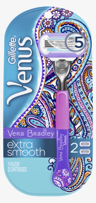Venus Vera Bradley Razor Kit - Gillette Venus Extra Smooth PNG Image ...