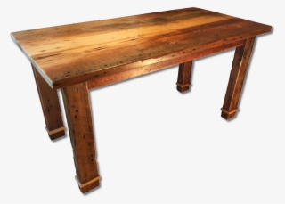 Reclaimed Wood Counter Height Table - Coffee Table PNG Image ...