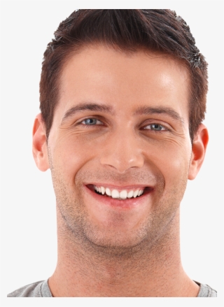 Portrait Of Handsome Smiling Young Man Against Plain - Person Smiling ...