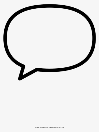 Speech Bubble Coloring Page - Line Art PNG Image | Transparent PNG Free ...