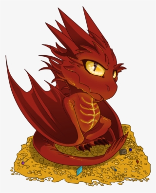 The Hobbit Chibi Smaug - Illustration PNG Image | Transparent PNG Free ...