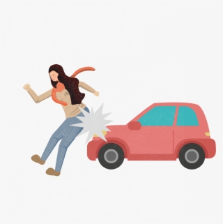 Cartoon Hand Drawn Illustration Crash Png And Psd - Car Accident ...
