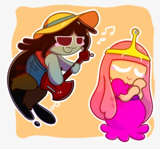 Princess Bubble Gum X Marceline - Cartoon PNG Image | Transparent PNG ...