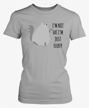 Not Fat Cat Statement Fluffy Kitty Design T Shirt - Limited Edition ...