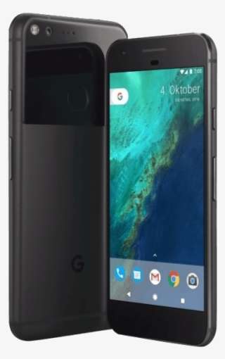 Google Pixel Quite Black - Android Transparent Phone Mockup PNG Image ...
